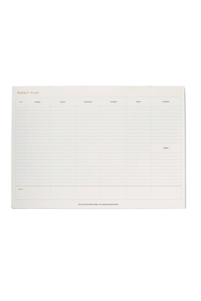 Weekly Planner Notepad | The Paper Drawer