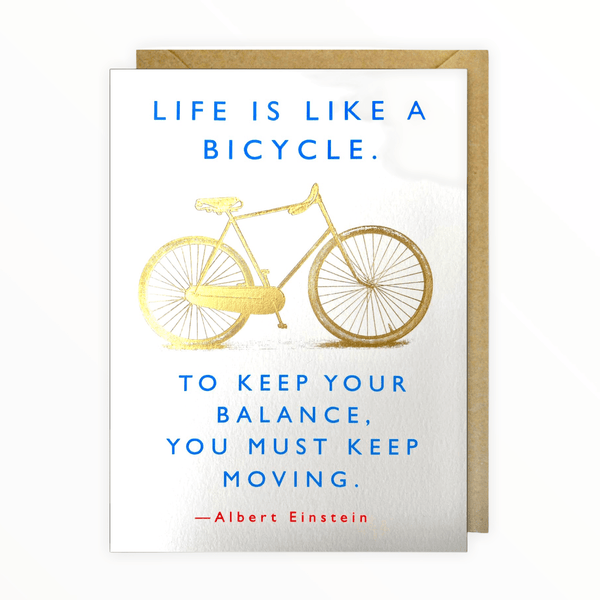 Life is Like a Bicycle | The Paper Drawer