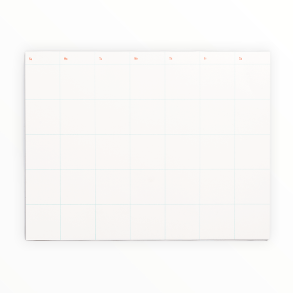 Weekly Calendar Notepad | The Paper Drawer