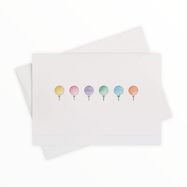 Golf Tee Time Box Set | The Paper Drawer